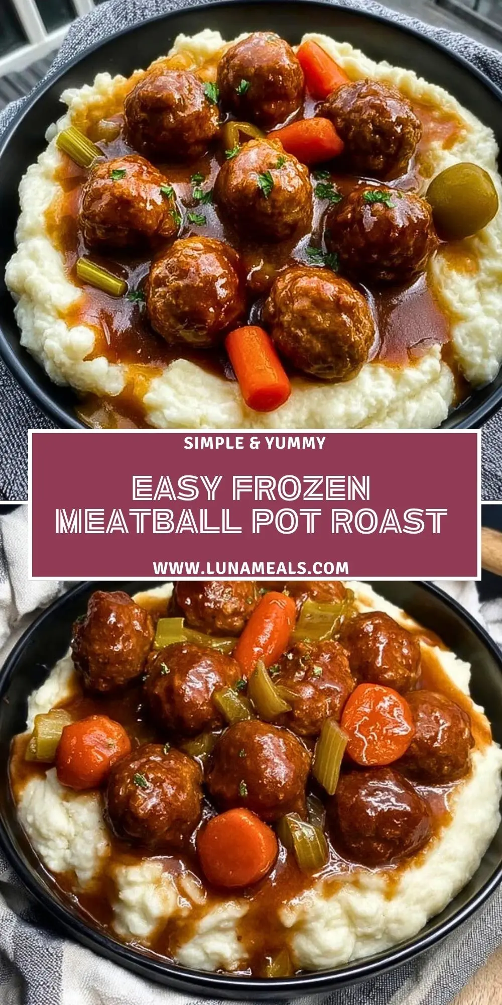 Easy Frozen Meatball Pot Roast