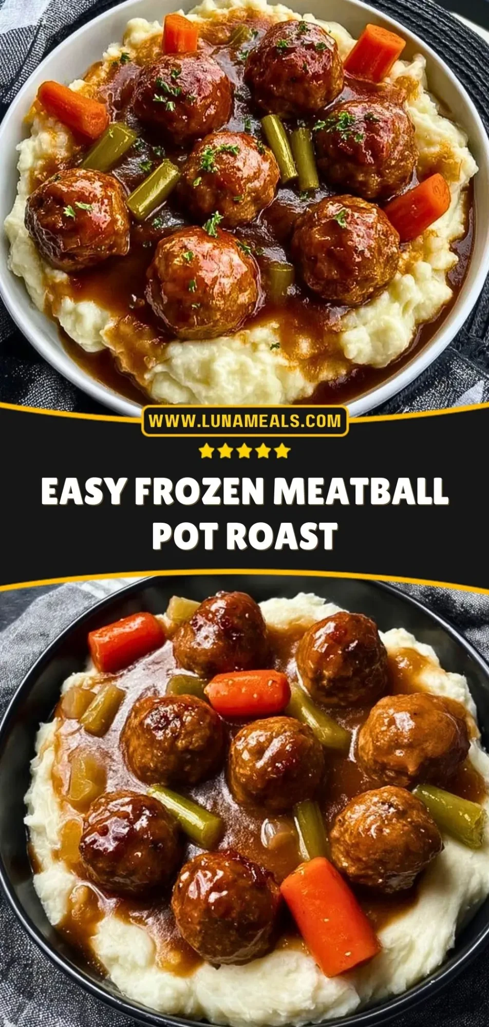 Easy Frozen Meatball Pot Roast