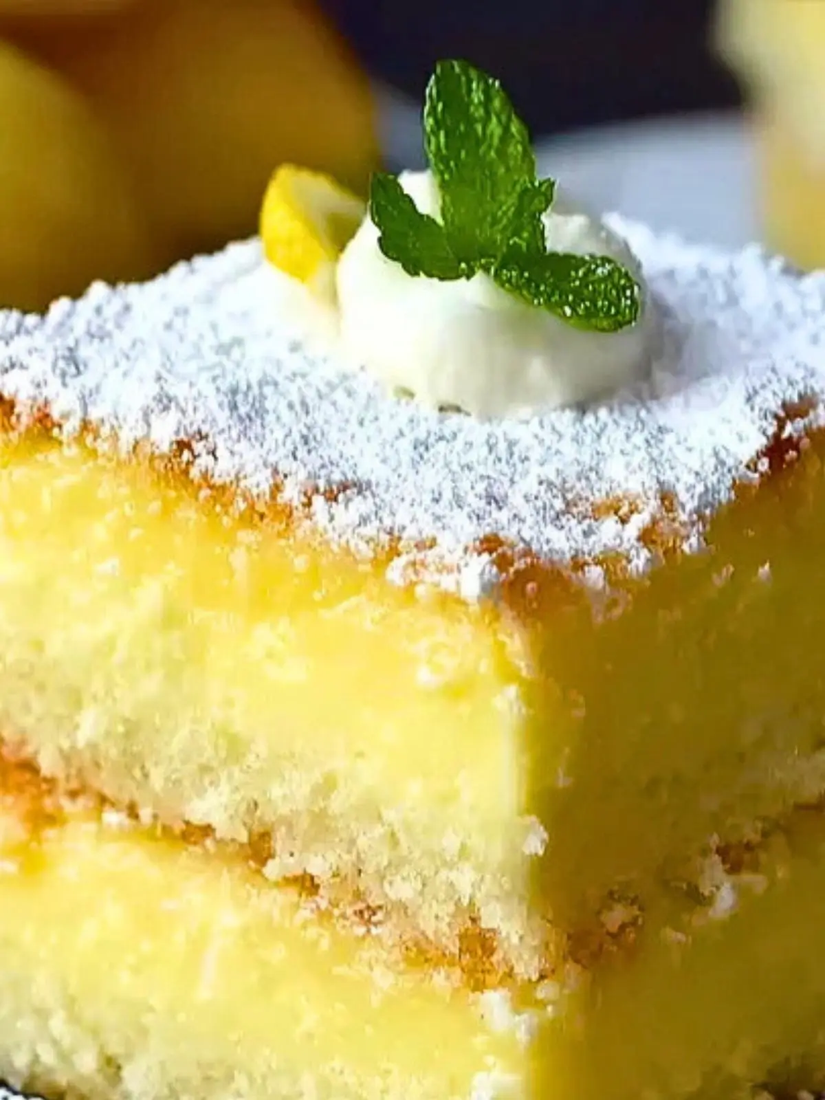 Lemon Custard Cake That Melts in Your Mouth